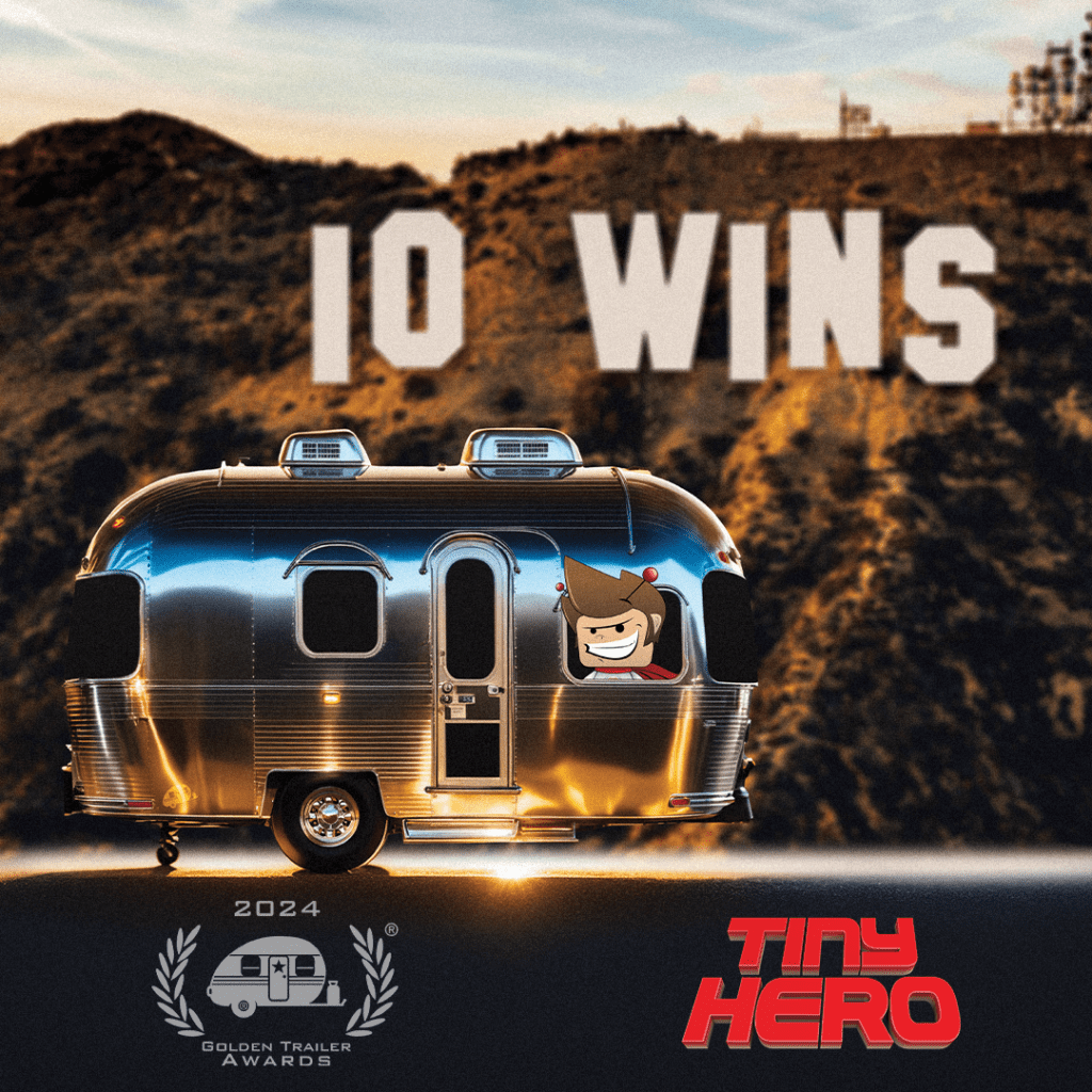 TINY HERO RECEIVES THE SECOND MOST AMOUNT OF WINS AT THE 2024 GOLDEN TRAILER AWARDS! • Tiny Hero